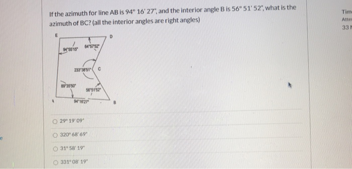 Solved Add the following angles: 134° 52' 12" + 49° 58'06" O | Chegg.com