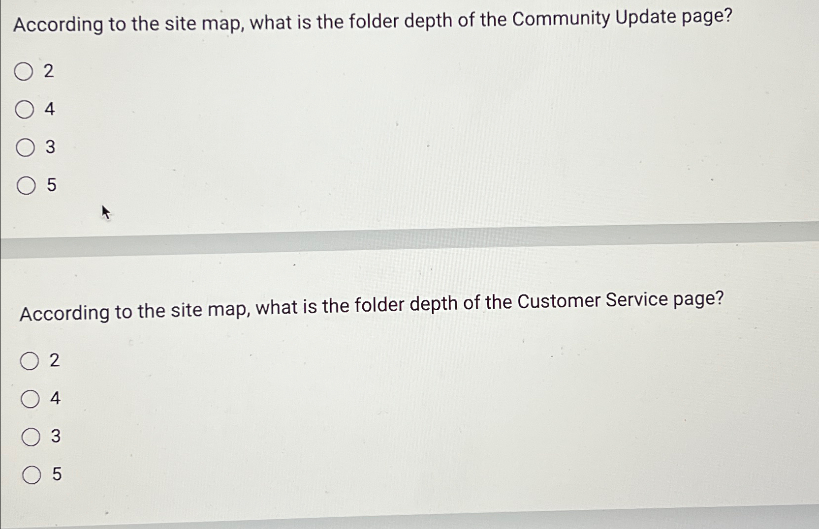 Solved According to the Buhi site map, what is the folder | Chegg.com