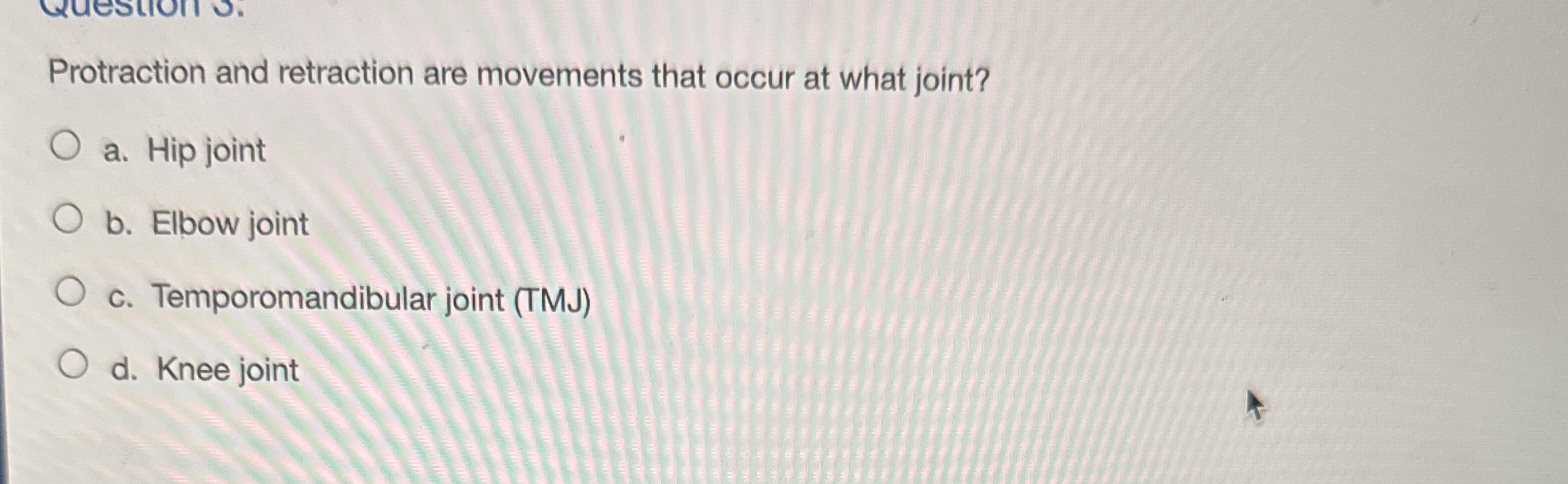 Solved Protraction and retraction are movements that occur | Chegg.com