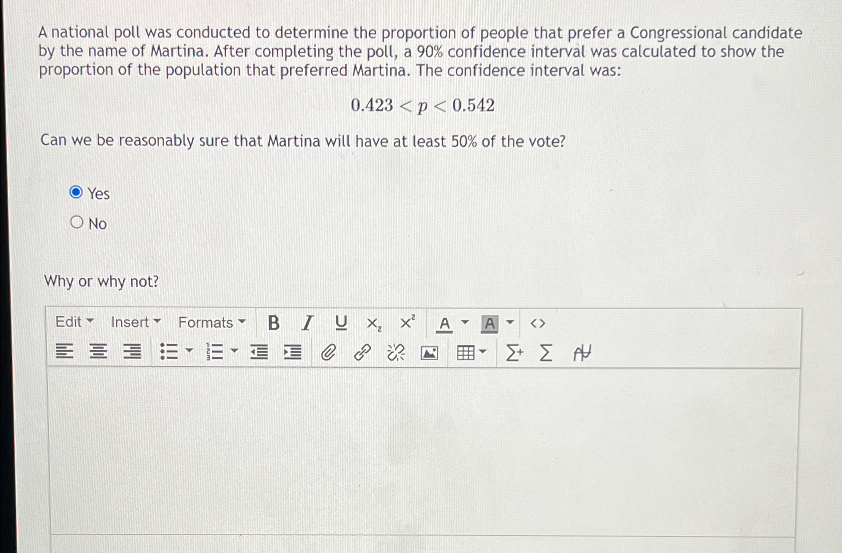 Solved A national poll was conducted to determine the | Chegg.com