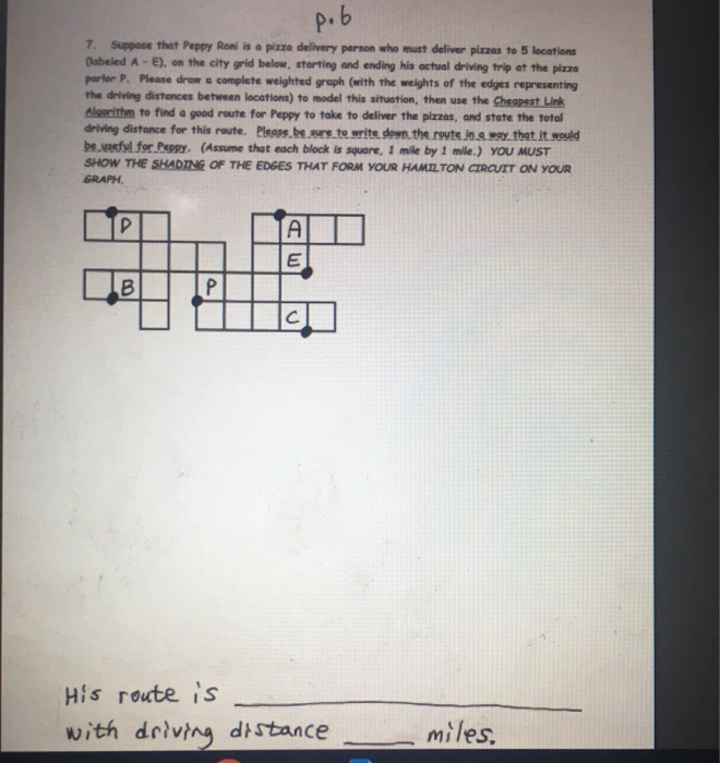 Solved Suppose that Peppy Roni is a pizza delivery person | Chegg.com