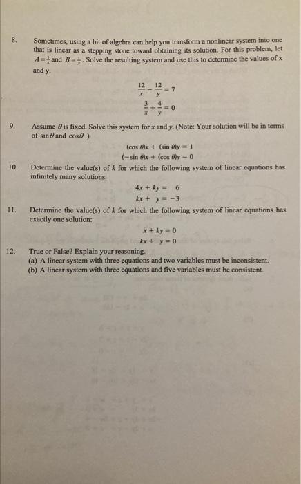 Solved 8. Sometimes, using a bit of algebra can belp you | Chegg.com