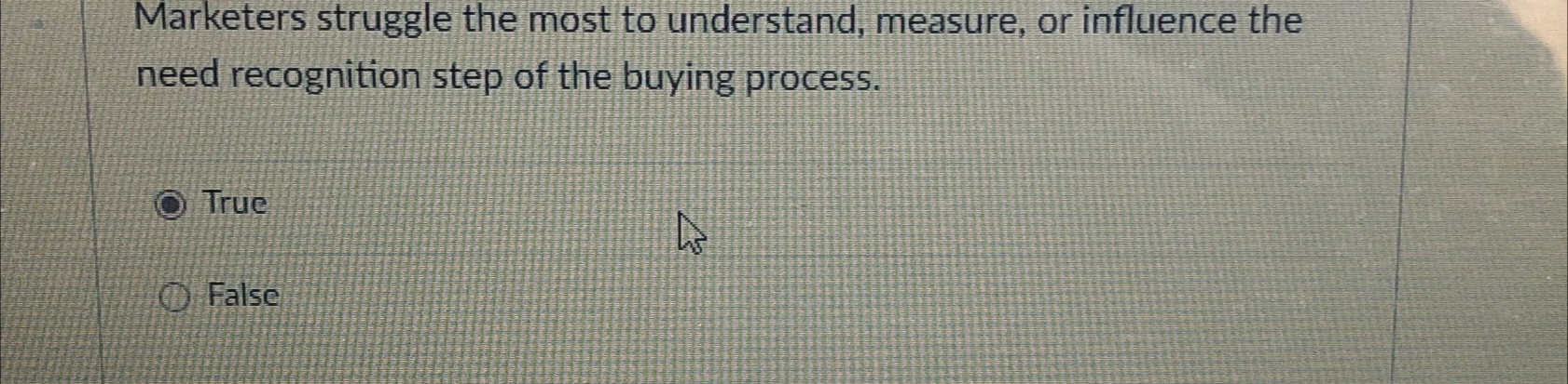 Solved Marketers struggle the most to understand, measure, | Chegg.com