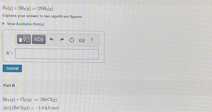 Solved Use ΔGf∘ values from the table to calculate the | Chegg.com
