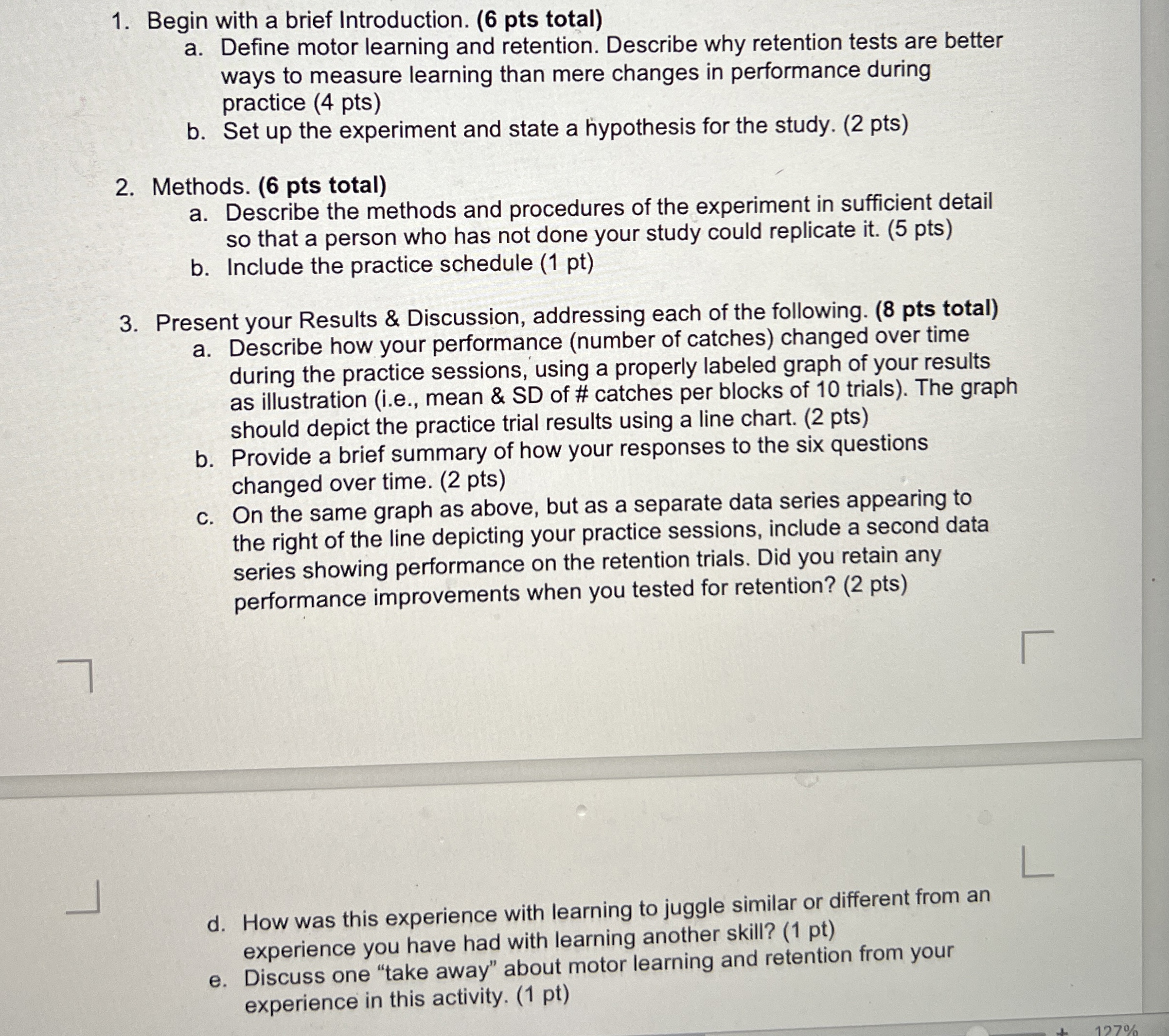 Solved Begin with a brief Introduction. ( 6 ﻿pts total)a. | Chegg.com