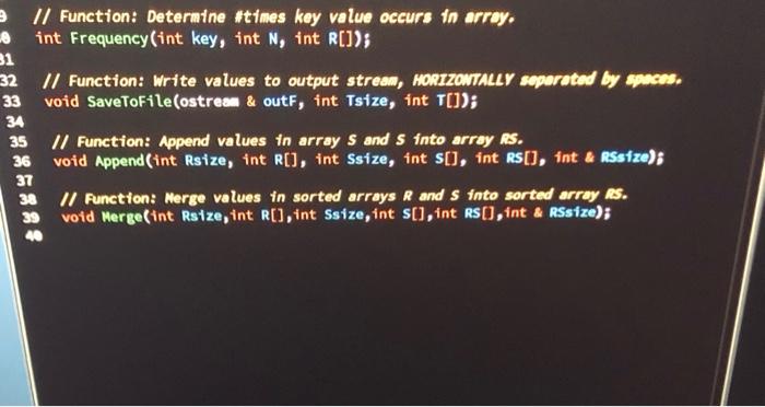Solved anipulates arrays using functions. You are expected | Chegg.com