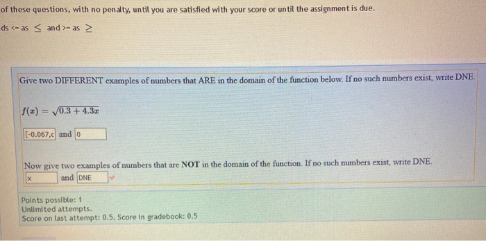 Solved Give two DIFFERENT examples of numbers that ARE in | Chegg.com