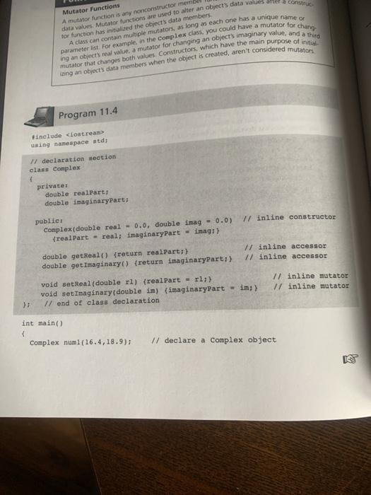 Solved 5. (Practice) a. Write an overloaded extraction and | Chegg.com
