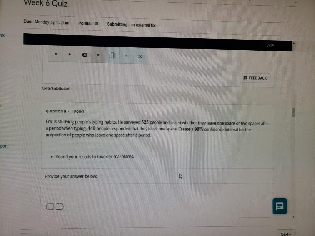 Solved Week 6 Quiz Due Monday by 1:59am Points 30 Submitting | Chegg.com