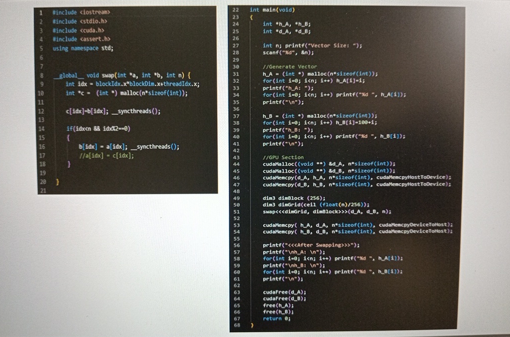 Solved 1. ﻿based GPU programming nvidia as per attached, how | Chegg.com
