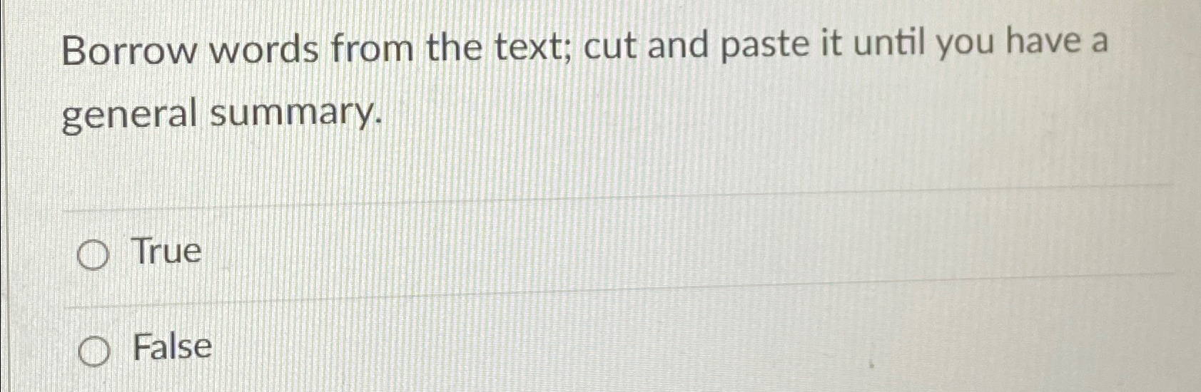 Solved Borrow words from the text; cut and paste it until | Chegg.com