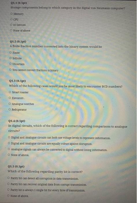 Solved Q1.1 (0.5pt) Storage components belong to which | Chegg.com
