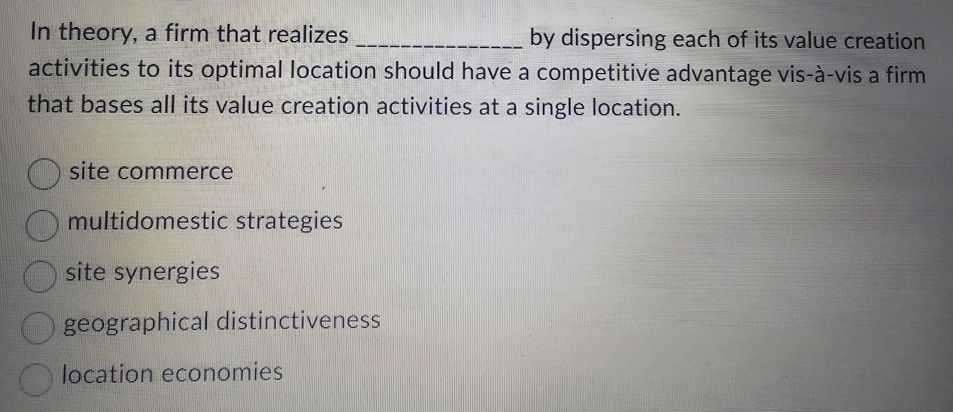 Solved In theory, a firm that realizes q, ﻿by dispersing | Chegg.com