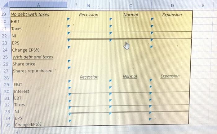 Solved (Use cells A6 to B13 from the given information to | Chegg.com