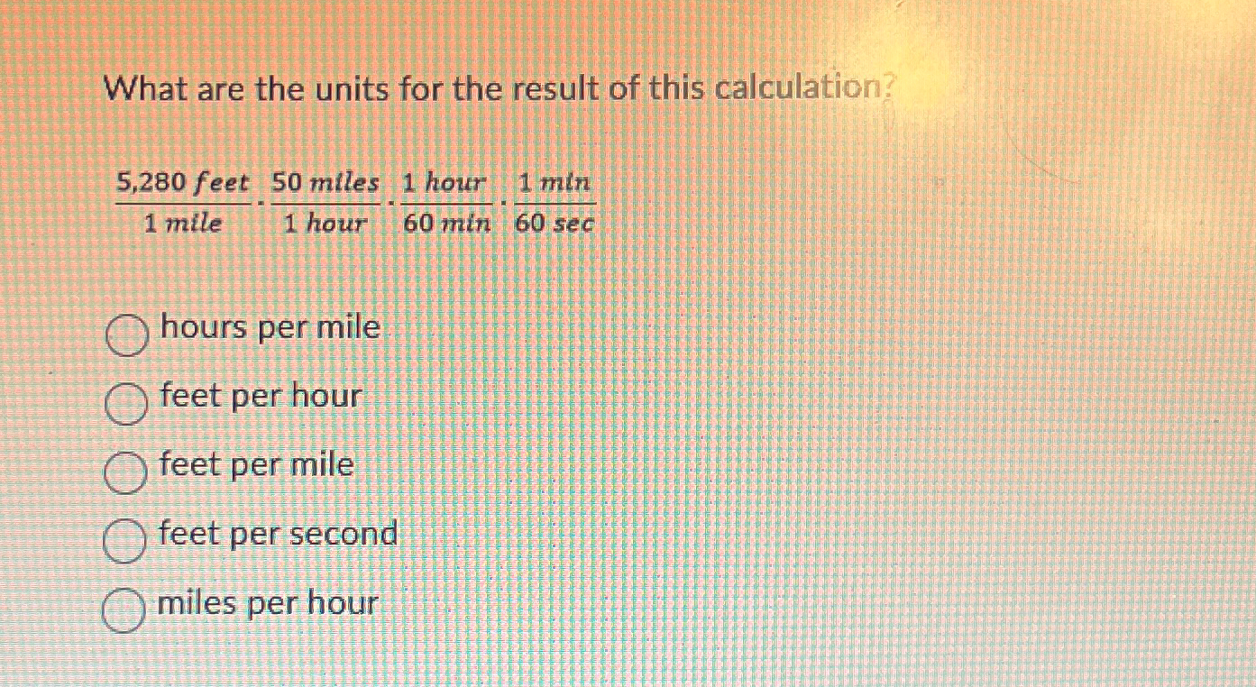 What are the units for the result of this | Chegg.com