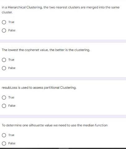 Solved in a Hierarchical Clustering, the two nearest | Chegg.com