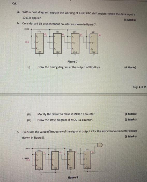 Q4. a. With a neat diagram, explain the working of | Chegg.com