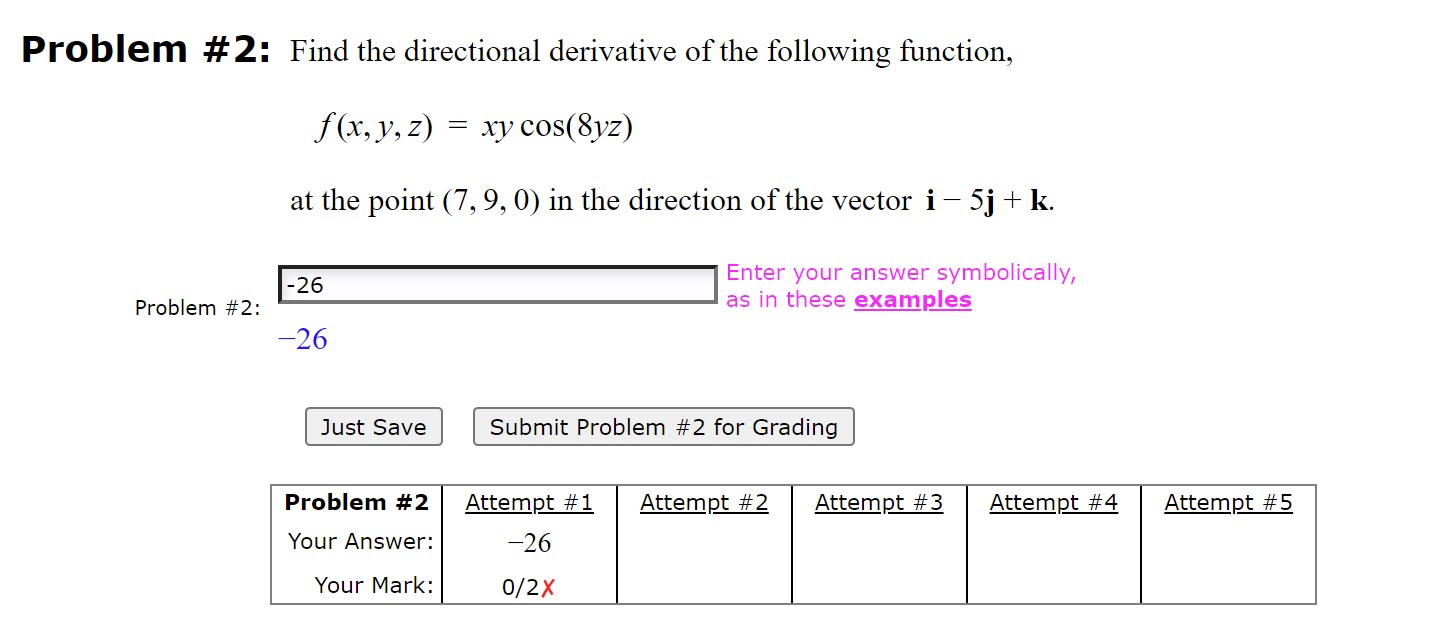 Solved Problem # 2: Find the directional derivative of the | Chegg.com