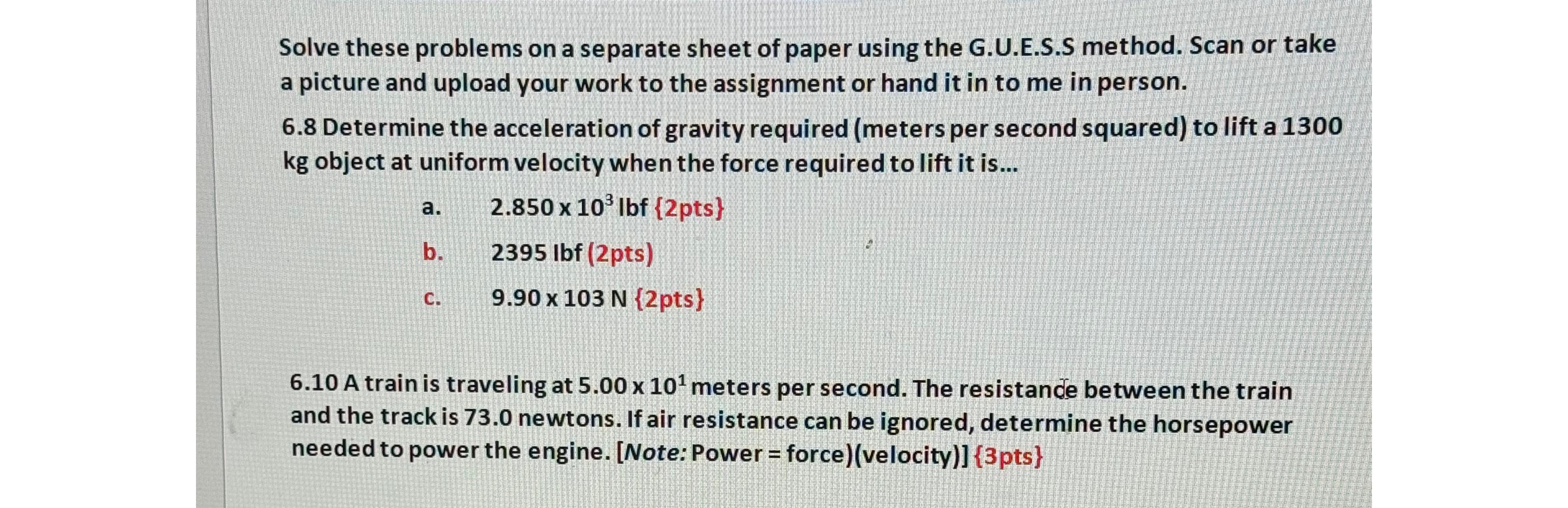 Solved Solve these problems on a separate sheet of paper | Chegg.com
