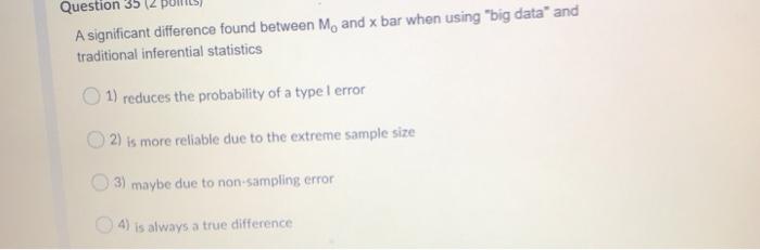 Solved Question A significant difference found between M, | Chegg.com
