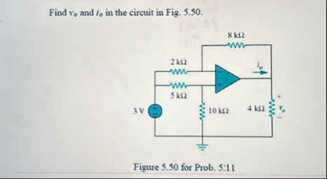 Solved Find v0 ﻿and i0 ﻿in the circuit in Fig. 5.50.Figure | Chegg.com