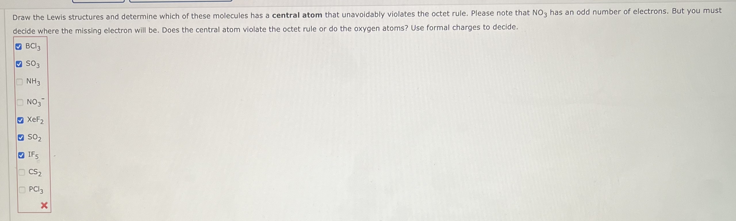 Solved Draw the Lewis structures and determine which of | Chegg.com
