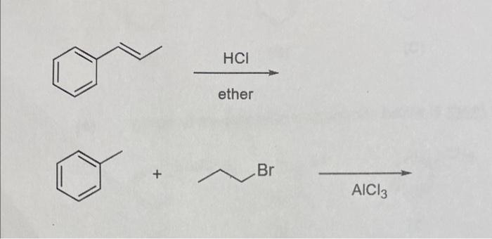 Solved ether HCl +Br | Chegg.com