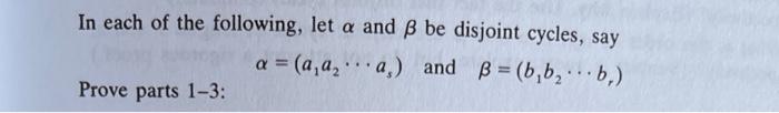 Solved C. Even and Odd Permutations 1 Determine which of the | Chegg.com