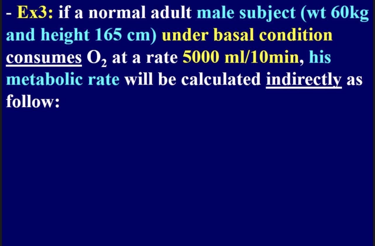 Solved Ex3: if a normal adult male subject and height | Chegg.com