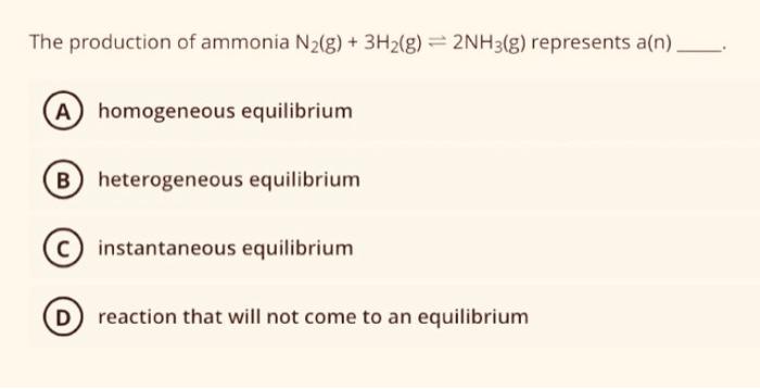 Solved The reaction 2A(s) + B(g) = 2C(s) represents a(n) A | Chegg.com