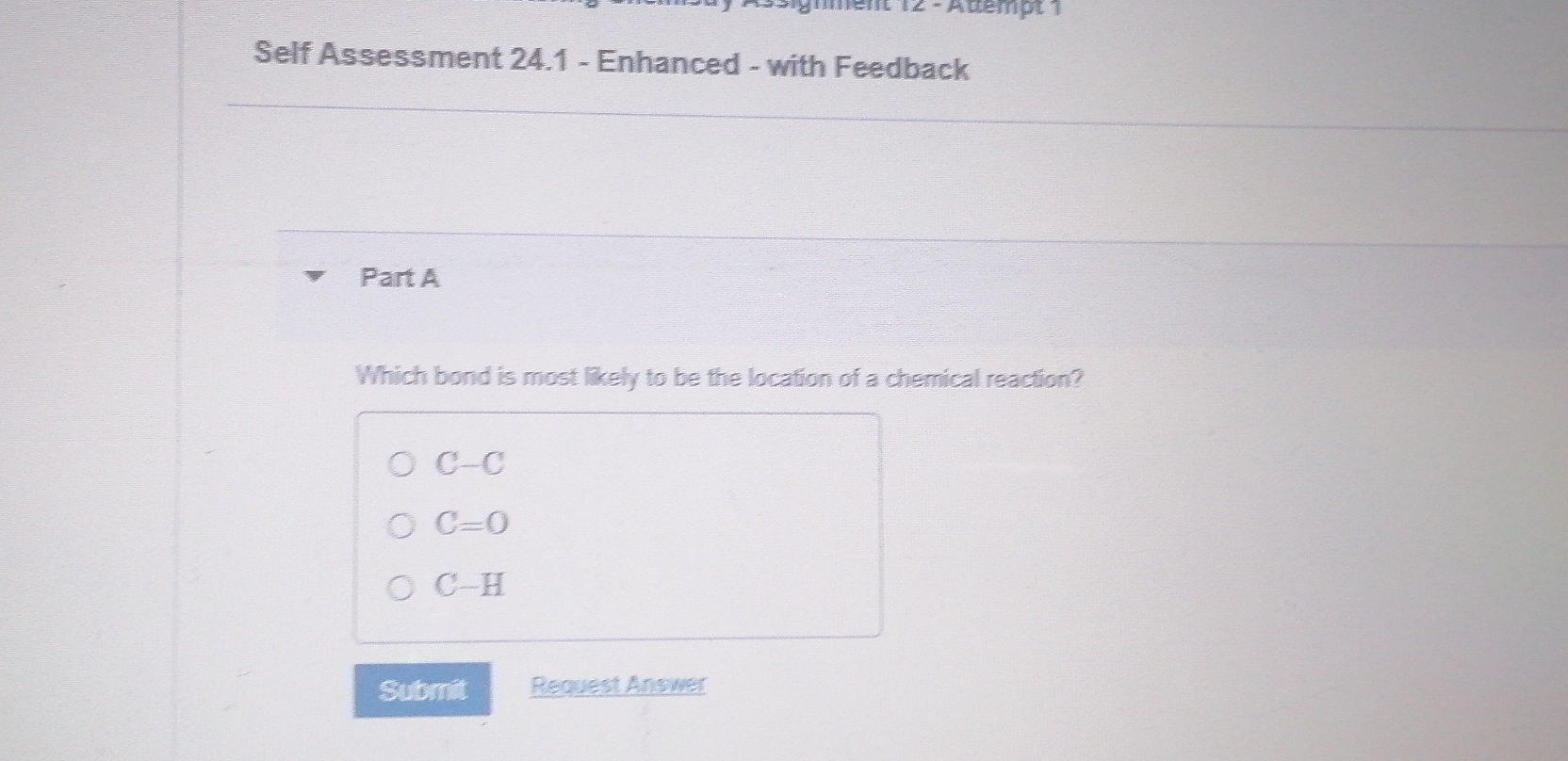 Solved Self Assessment 24.1 - ﻿Enhanced - ﻿with FeedbackPart | Chegg.com
