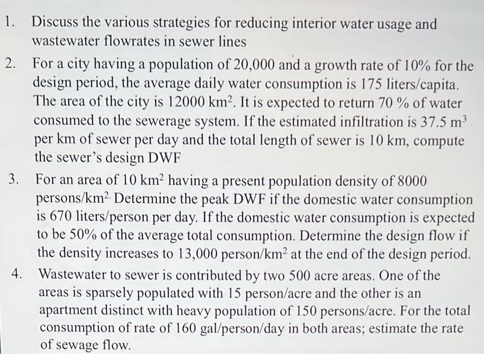 Solved 1. Discuss the various strategies for reducing | Chegg.com