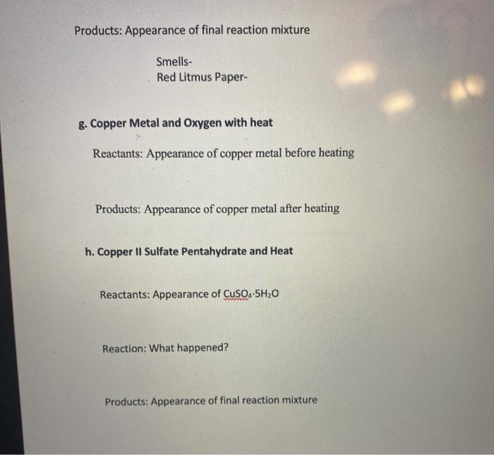 Solved Result of the glowing splint test - what happened? | Chegg.com