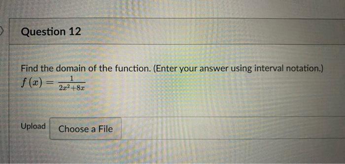 Solved due in an hour pls help!!!> Question 12 Find the | Chegg.com