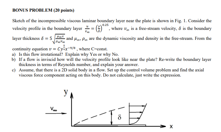 Solved BONUS PROBLEM ( 20 ﻿points)Sketch of the | Chegg.com