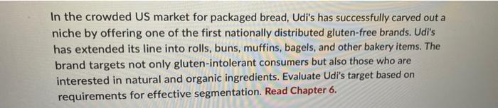 Solved the effective segmentation include substantial | Chegg.com