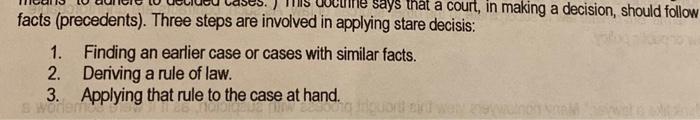 Solved Define the three steps involved in applying stare | Chegg.com