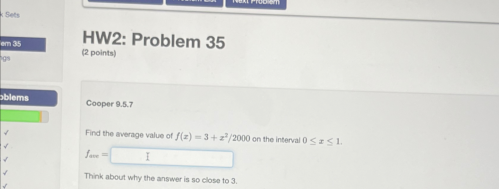Solved HW2: Problem 35(2 ﻿points)oblemsCooper 9.5 .7Find the | Chegg.com
