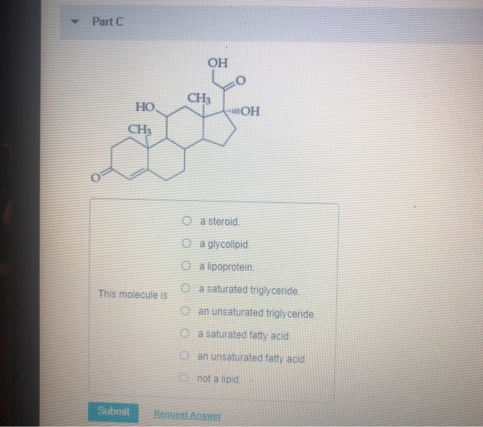 Solved Part B NH2 CH2 CH2 0= CH OH 1 NH2 a steroid a | Chegg.com