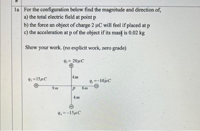 Solved For the configuration below find the magnitude and | Chegg.com