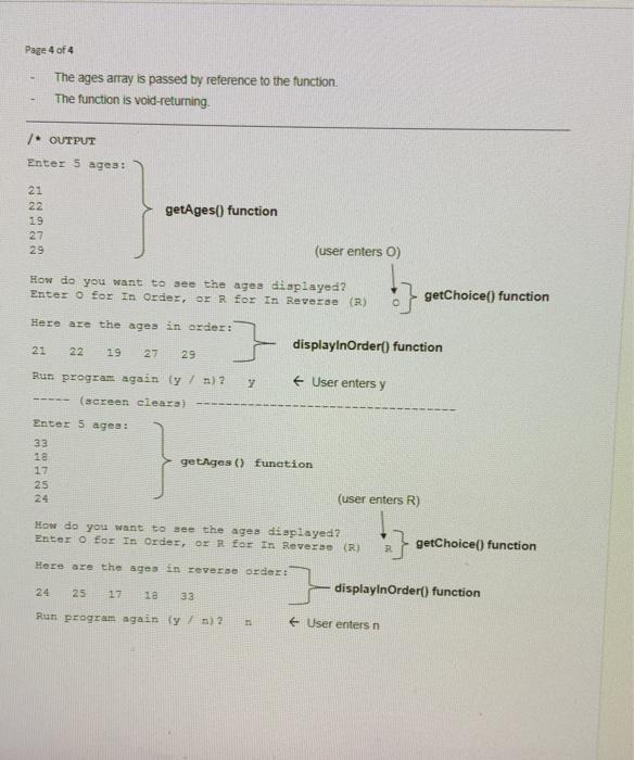 Solved HW_8b - Display array elements in reverse order. | Chegg.com