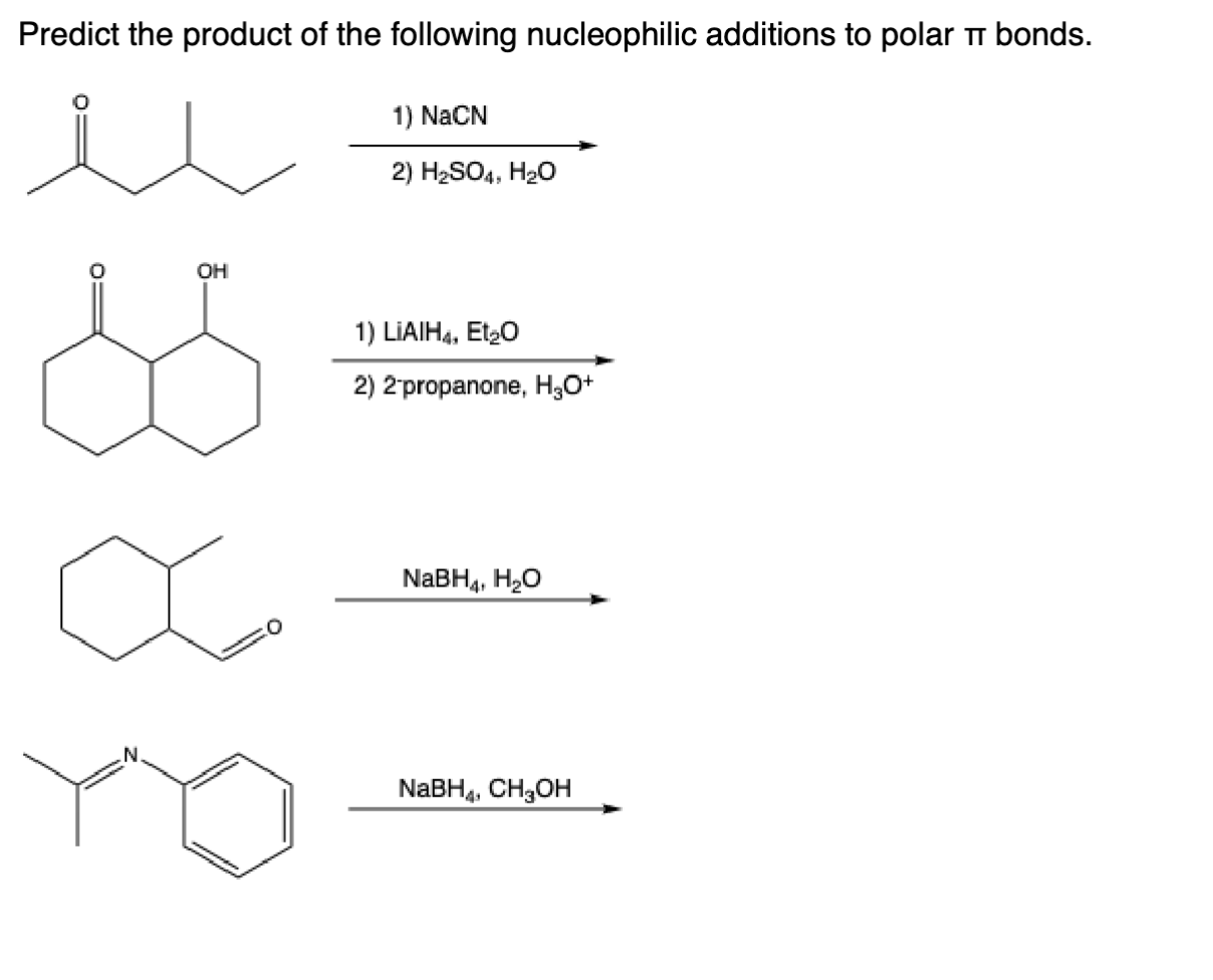 Solved Predict the product of ﻿the following nucleophilic | Chegg.com