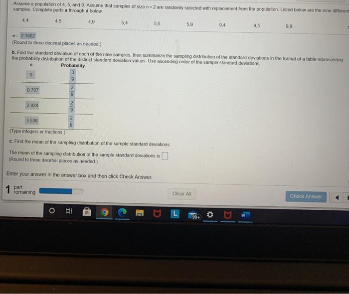 solved-assume-a-population-of-4-5-and-9-assume-that-chegg