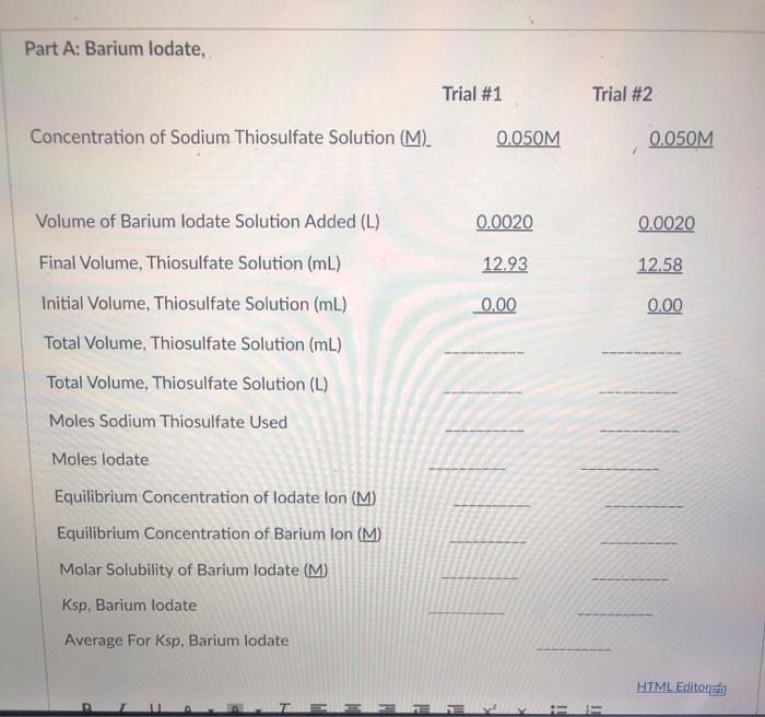 Solved Ba(IO3)2 → Bat2 + 2 103 The concentration of [103] in | Chegg.com