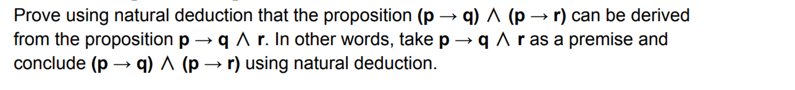 Solved Prove using natural deduction that the proposition | Chegg.com