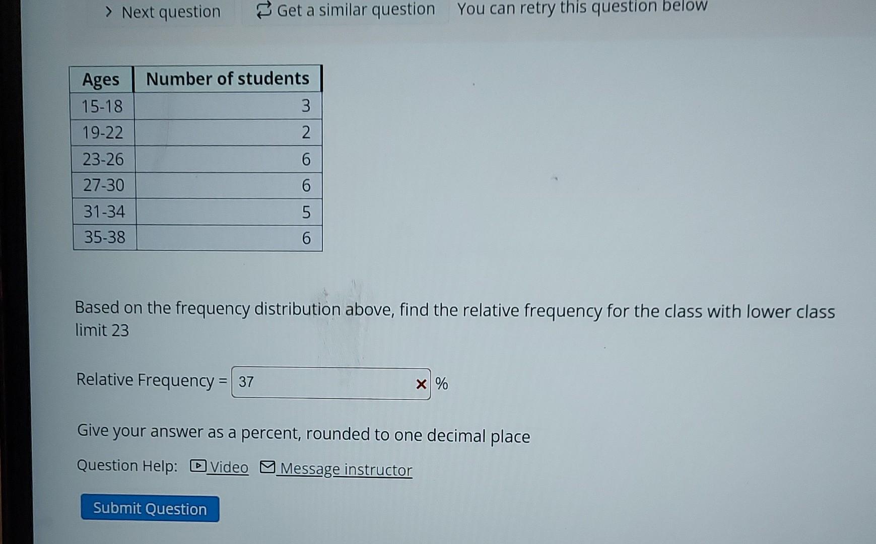 Solved Based on the frequency distribution above, find the | Chegg.com