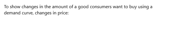 Solved to show changes in the amount of a good consumers | Chegg.com