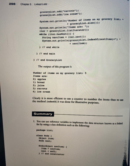 Solved The Jcf Provides Numerous Classes That Implement The Chegg