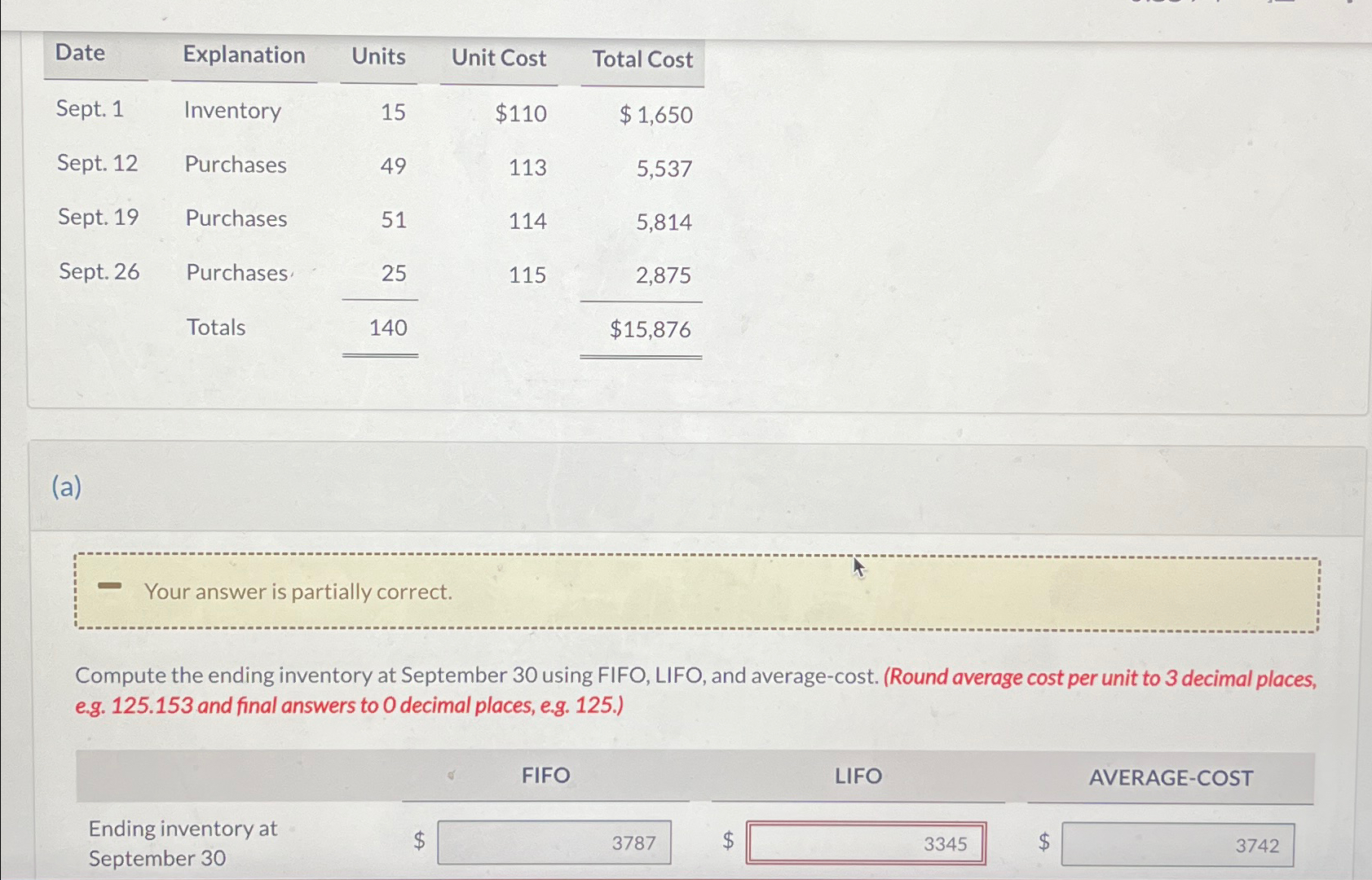 Solved \table[[Date,Explanation,Units,Unit Cost,Total | Chegg.com