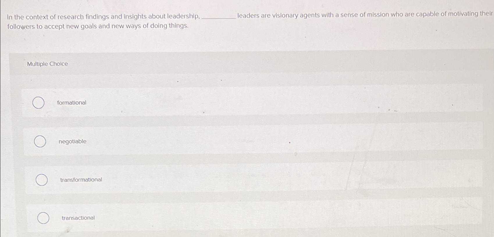 Solved In the context of research findings and insights | Chegg.com